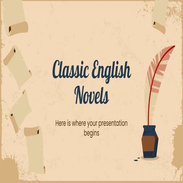Classic english novels by slidesgo | PPTX