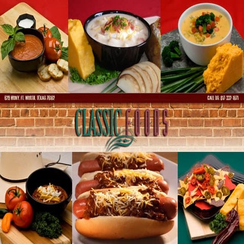 Soups and Sauces Manufacturer in Fort Worth, Texas - Classic Foods | PPT