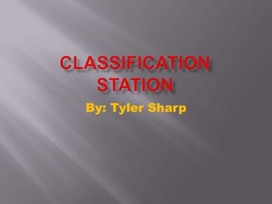 Digital Classification | PPT