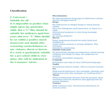 Classification | PDF