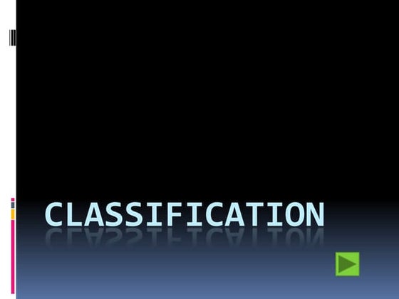 System of-classification: Taxonomy | PPT