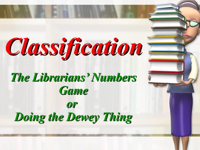 Colon Classification: An Overview | PPTX