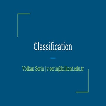 Classification | PPT