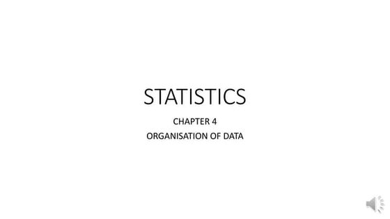 Classification of data | PPT