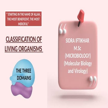 Classification three domain system | PDF