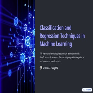 classification models in data science and machine learning | PPTX