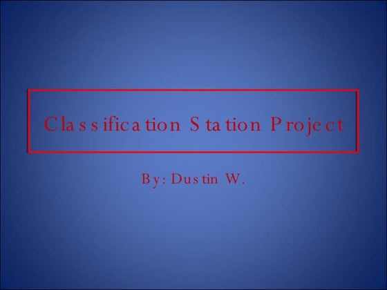 Digital Classification | PPT