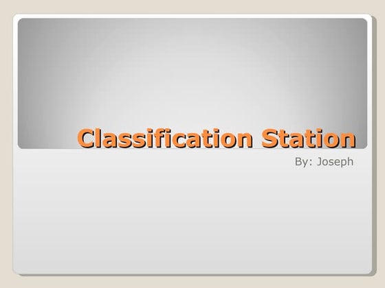 Device Classification | PPT