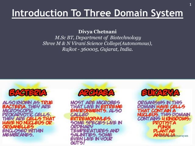 Carl Woese’s three kingdom classification.pptx