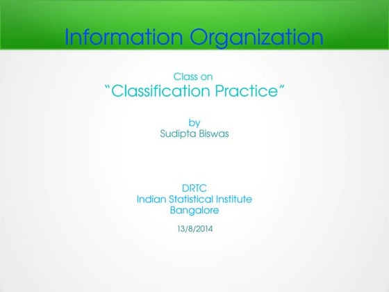 Classification | PPT