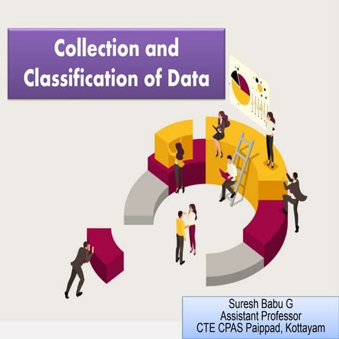 Collection And Classification Of Data Pptx Databases Computer Software And Applications