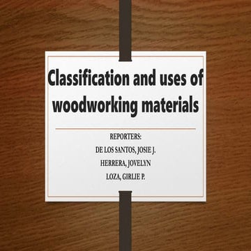 Lesson plan in carpentry tools | DOC
