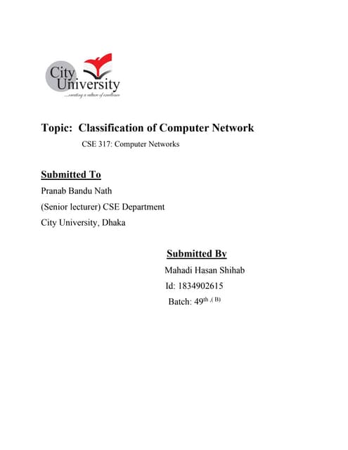 Classification Computer Network Pdf 9983