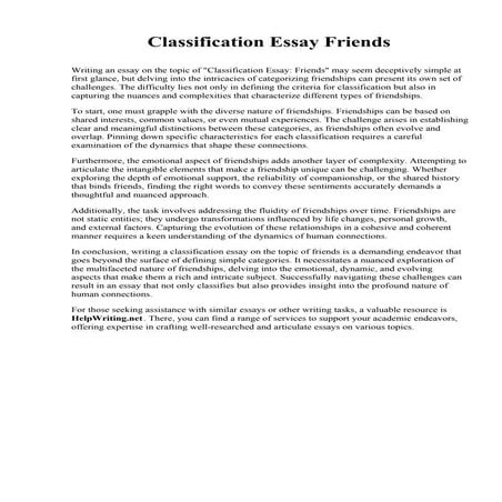 Classification Essay Samples.pdf