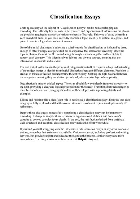 Classification Essay.pdf