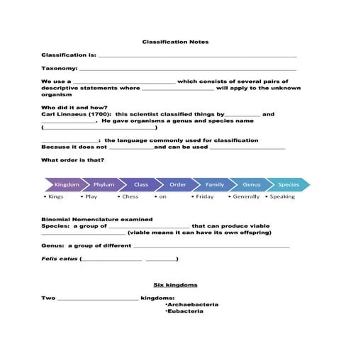 Chart invertebrates | PDF