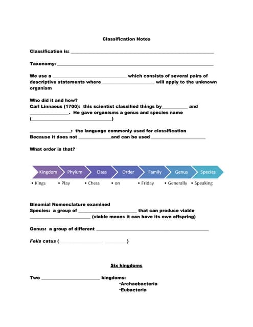 Chart invertebrates | PDF