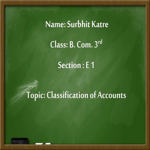 Classification Of Accounts Ppsx