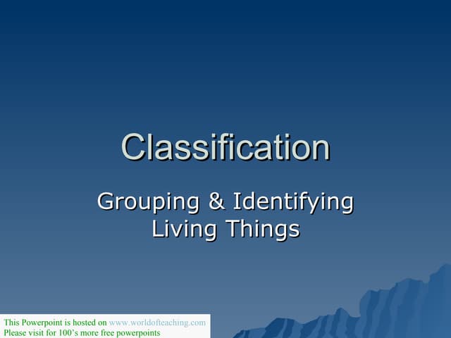 Classification of animals | PPT
