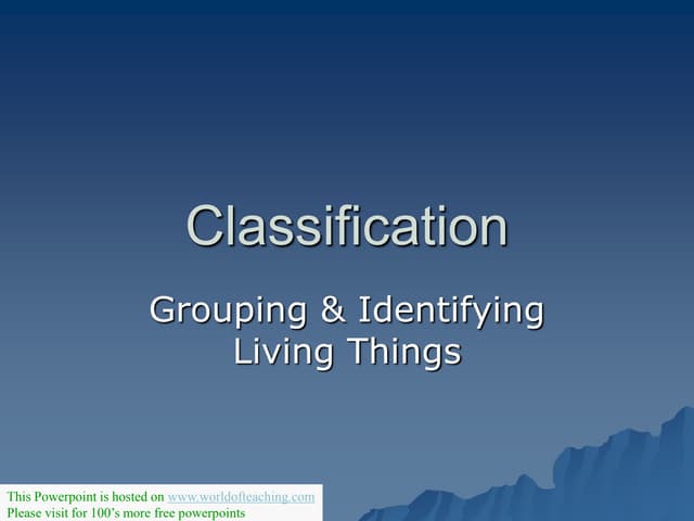 Classification of animals | PPT