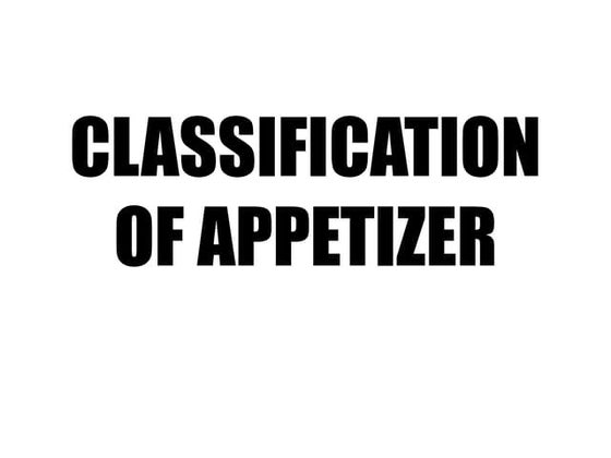 Classification of salad according to ingredients | PPT