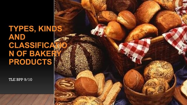 PRINCIPLES OF BAKING - Foundation of baking | PPTX