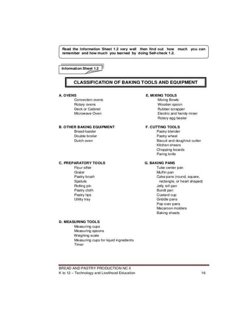 Baking tools | PDF
