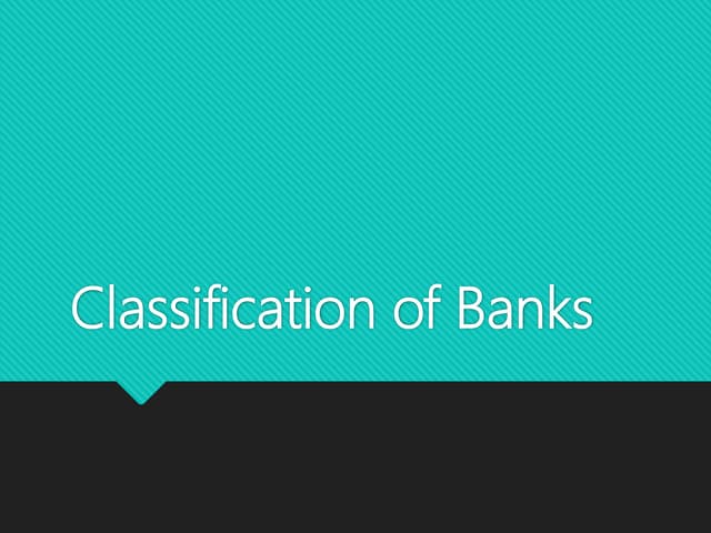Structure of Commercial Banks | PPT