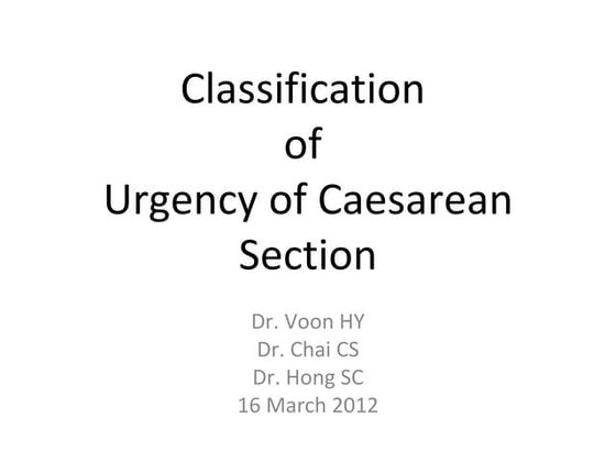 Cesarean section | PPT