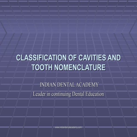 FUNDAMENTALS OF TOOTH PREPARATION (SUMMARY)