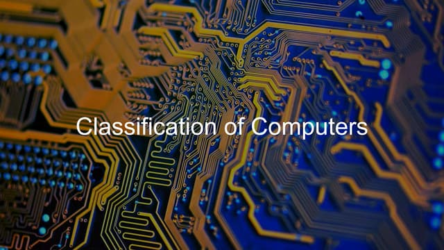 Classification of Computer according to their size | PPTX | Desktops ...