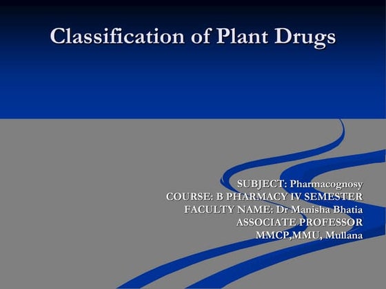 01. Classification of Crude Drugs.ppt