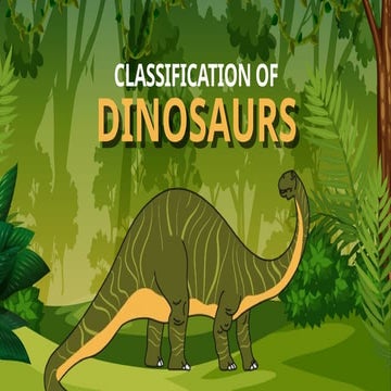 Classification of Dinosaurs Presentation in Colorful Lined Style.pptx
