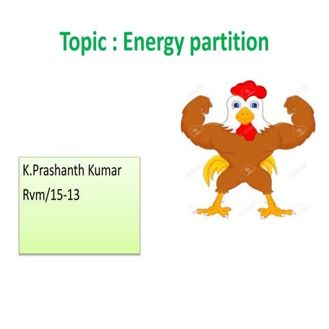 Classification of energy related to poultry | PPTX