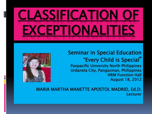 Understanding Categories of Exceptionalities.pptx