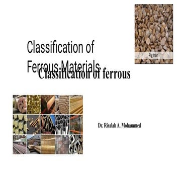 Classification of ferrous materials | PDF