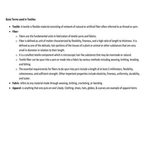 Classification of Fiber | PDF