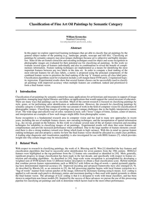 Indian Classical Dance Mudra Classification Using HOG Features and SVM Classifier | PDF