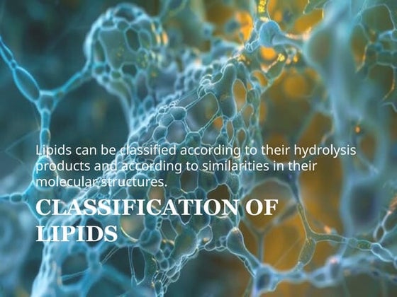 Classification of lipids according to chemical structure | PPT