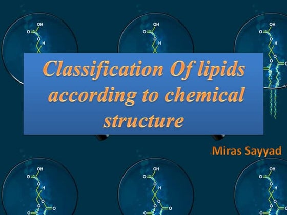 Lipids and its classification | PPT