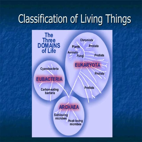 Classification of living_things | PPT | Biological Sciences | Science