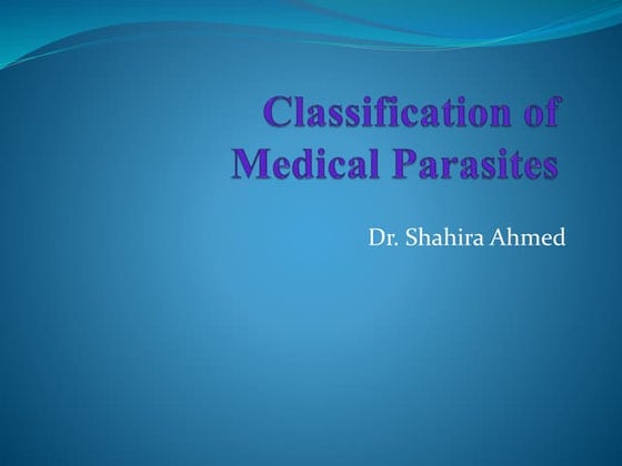 Introduction to medical parasitology | PPT