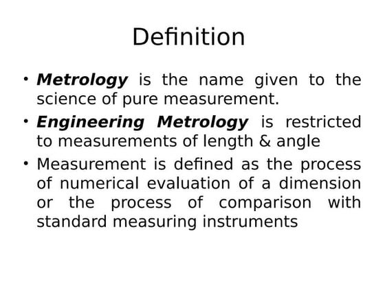 Characteristics Of Measuring Instruments Pptx