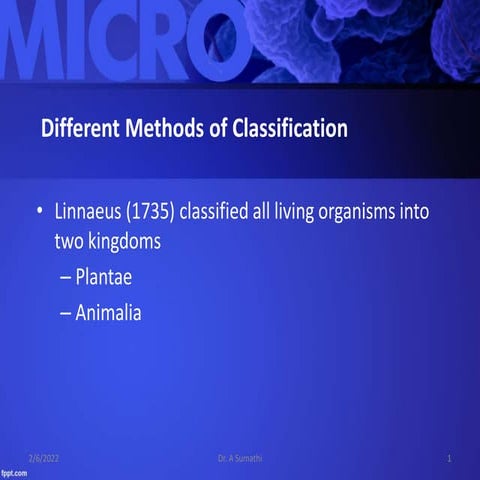 Pharmaceutical Microbiology - Classification of microbes | PPT