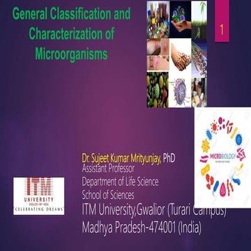 Classification of microorganisms | PPTX