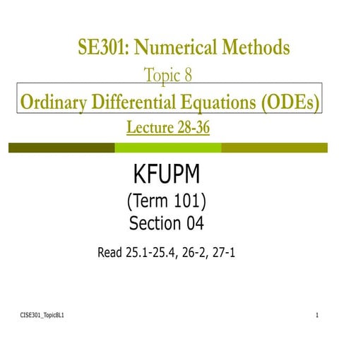 Classification of ODE and Its Applications.pptx