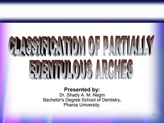 02. kennedy classification | PPTX | Dental Health | Diseases and Conditions