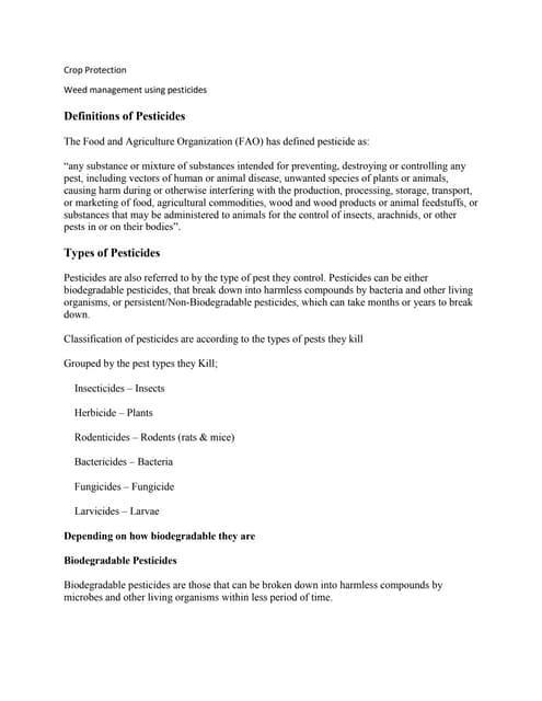 Classification of pesticides | PPTX