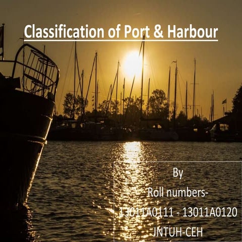 Classification of port and harbour ppt.pptx