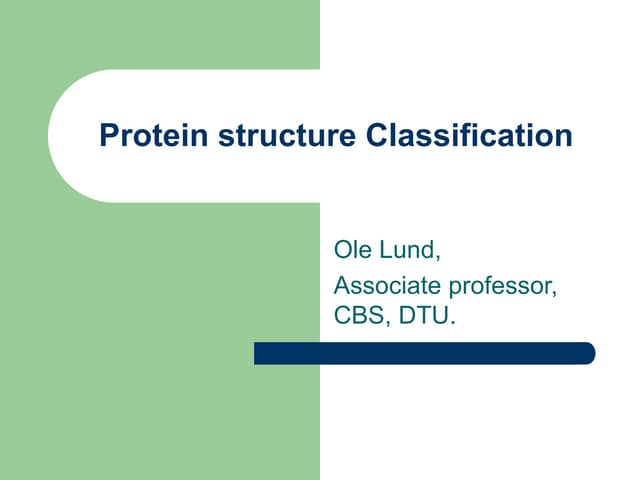 Protein structure classification/domain prediction: SCOP and CATH (Bioinformatics)..pdf